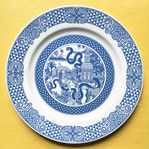 Wooly Worm Dinner Plate 15 - Calamityware®