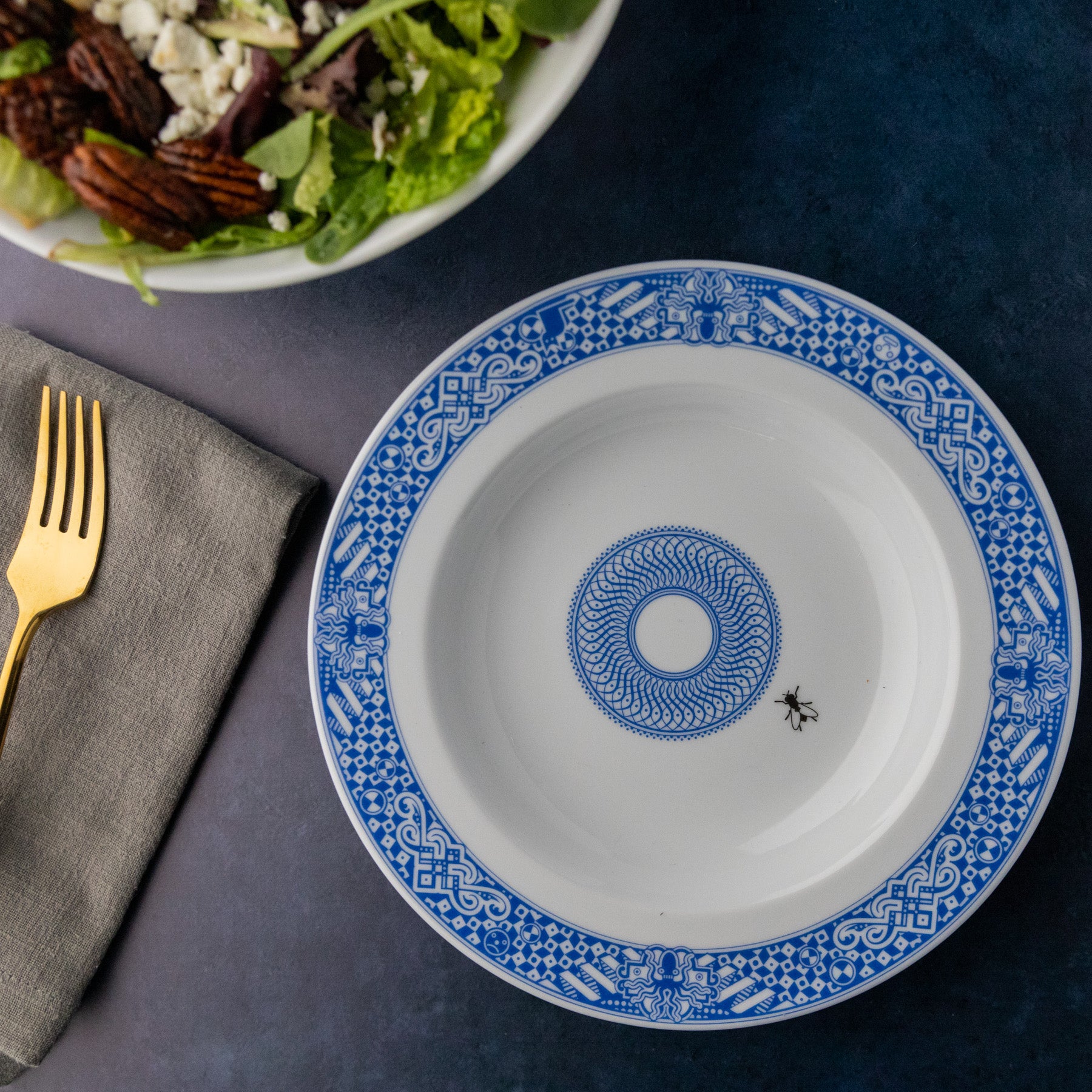 Fly Shallow Bowls (Set of 4) - Calamityware®